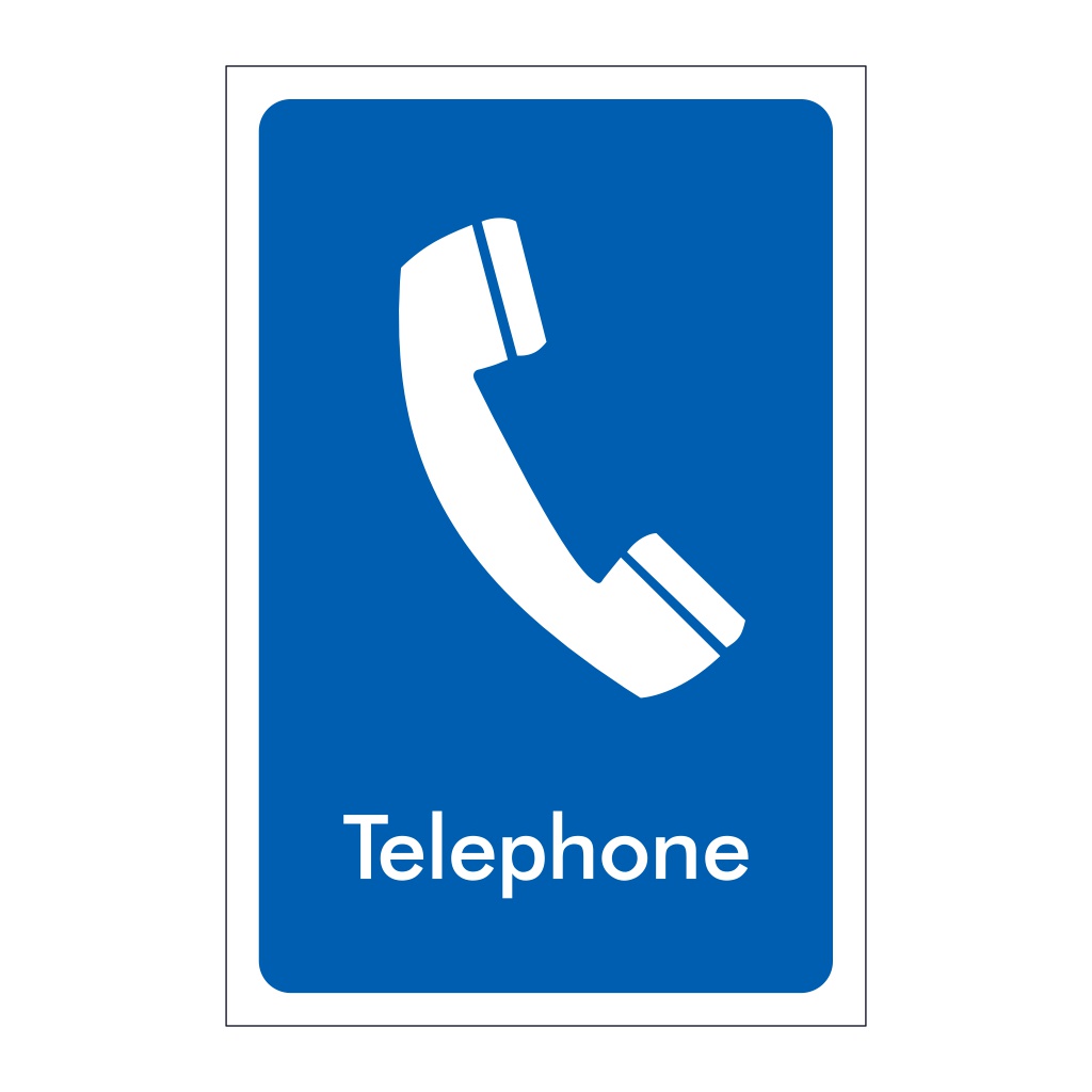 Telephone sign | British Safety Signs