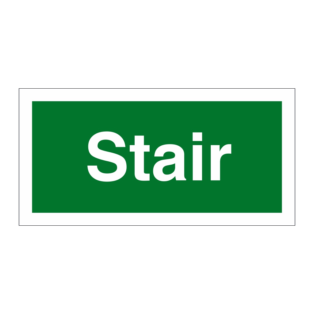 Stair sign | Manufactured by British Safety Signs