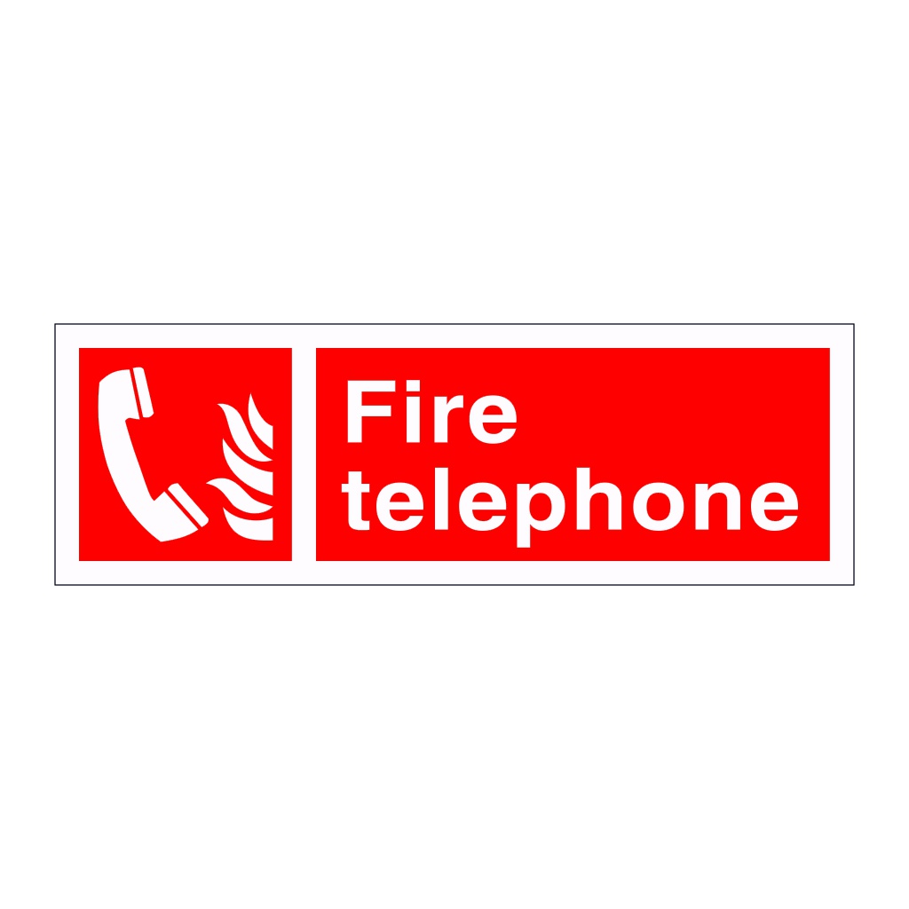Fire telephone sign | British Safety Signs