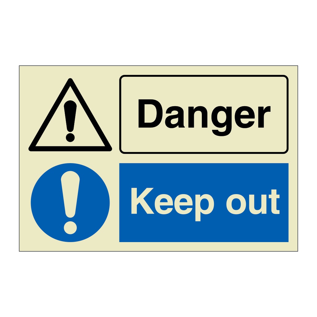 Danger Keep Out (Marine Sign) | British Safety Signs